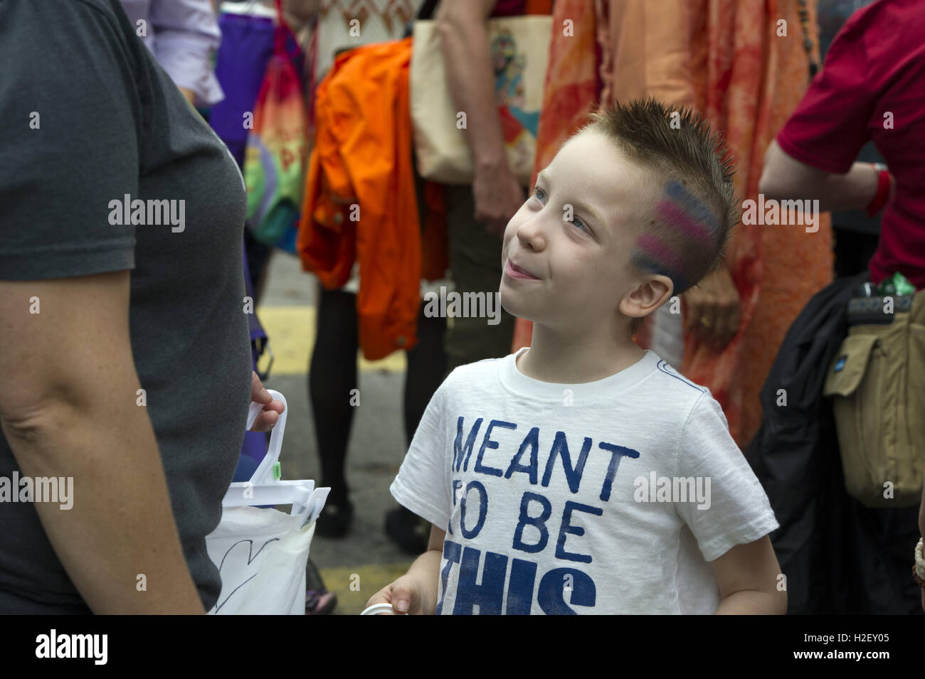 Atlanta, GA, USA. 10th Oct, 2015. JACKSON MILLARKER, 8, a young openly ...