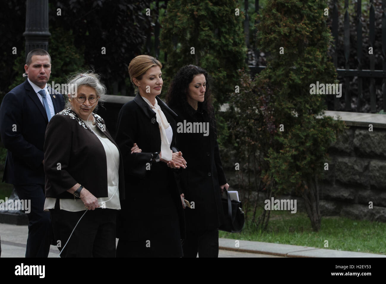Kyiv, Ukraine. 27th Sep, 2016. The first Ledies MARYNA POROSHENKO of ...