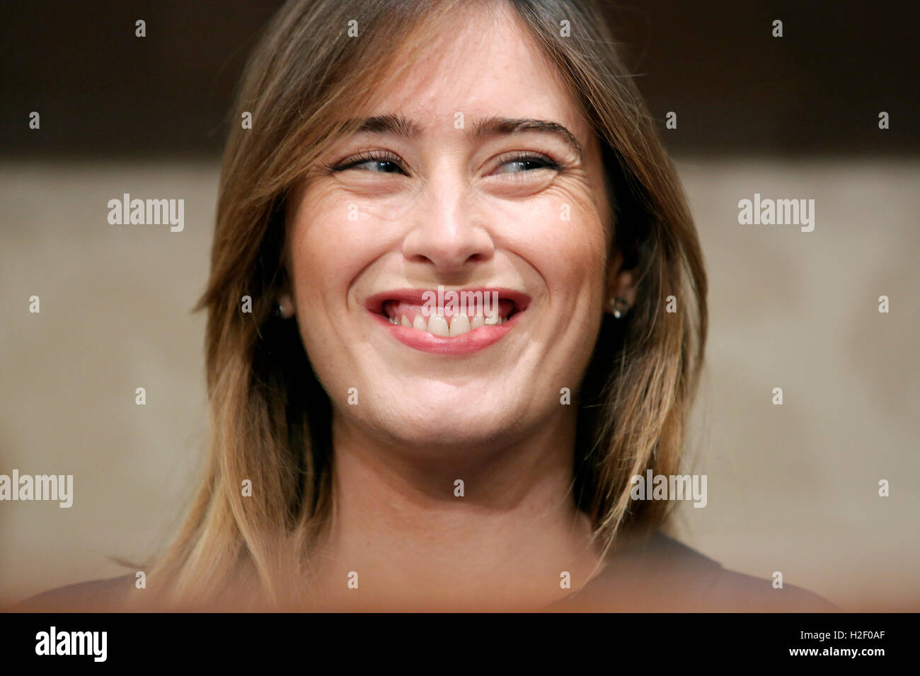 Rome, Italy. 28th Oct, 2016. Maria Elena Boschi Rome 28th October 2016 ...