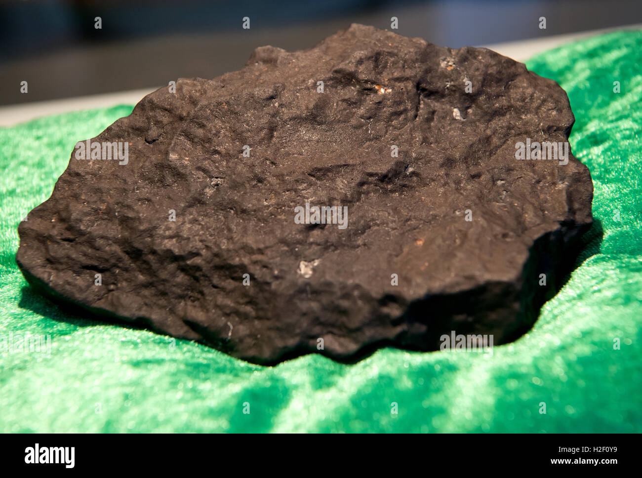 The 'Stubenberg' meteorite can be seen at a booth during the 'Munich ...