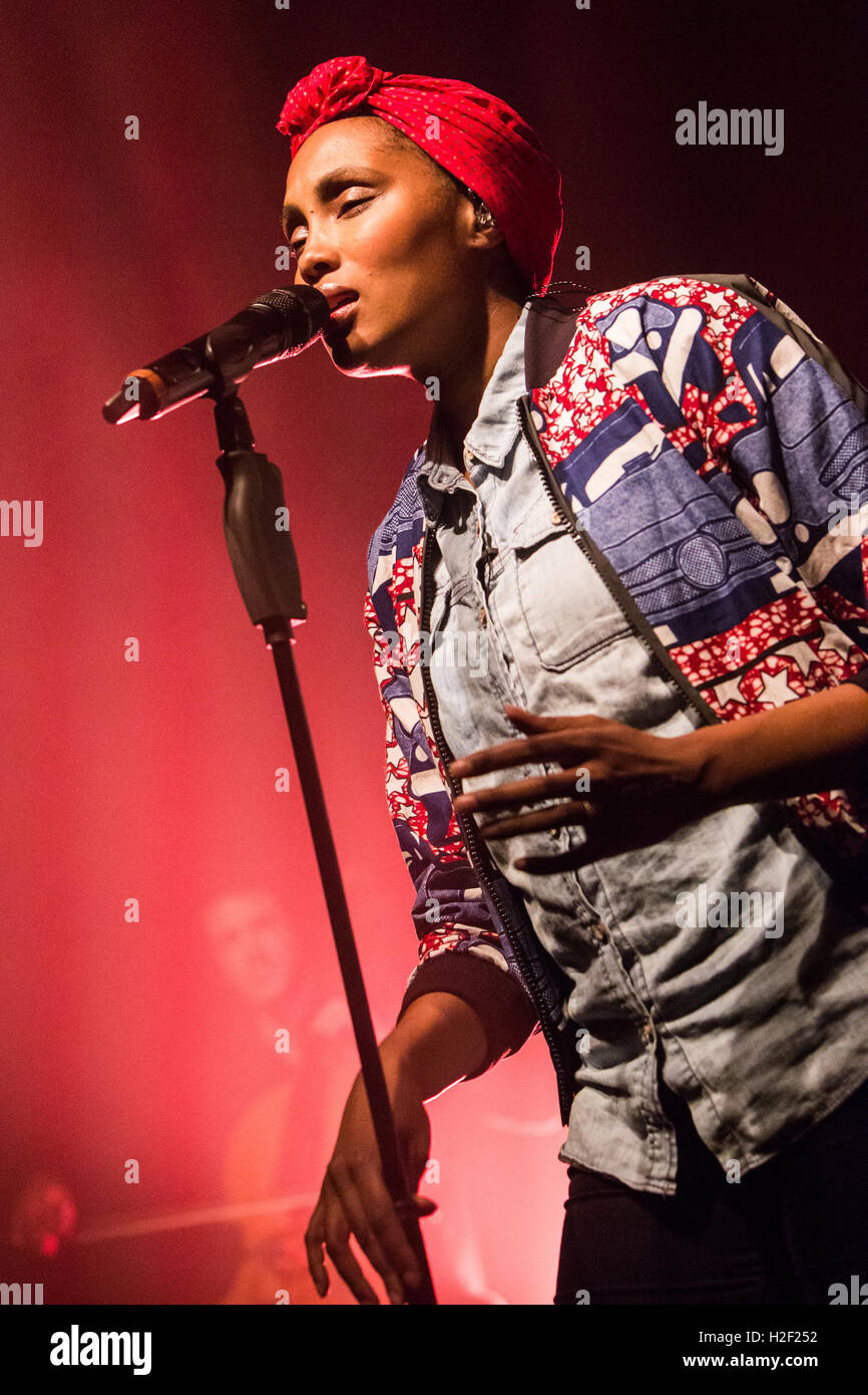 Milan Italy. 27th October 2016. The French pop-soul singer Nadia ...