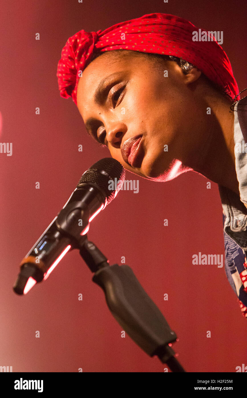 Milan Italy. 27th October 2016. The French pop-soul singer Nadia ...