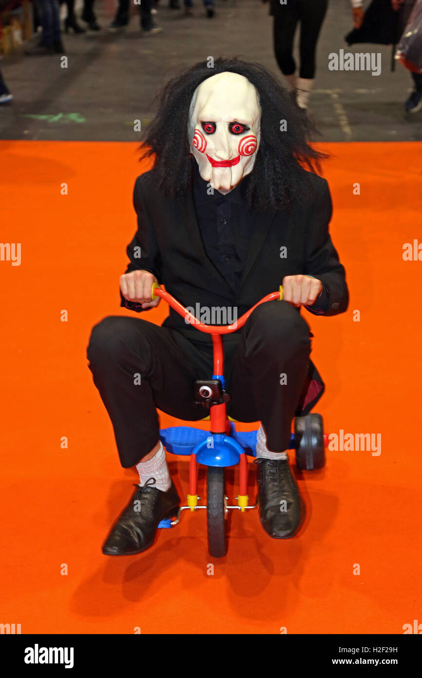 London, UK. 28th October 2016. Participants at MCM London Comic Con at ...