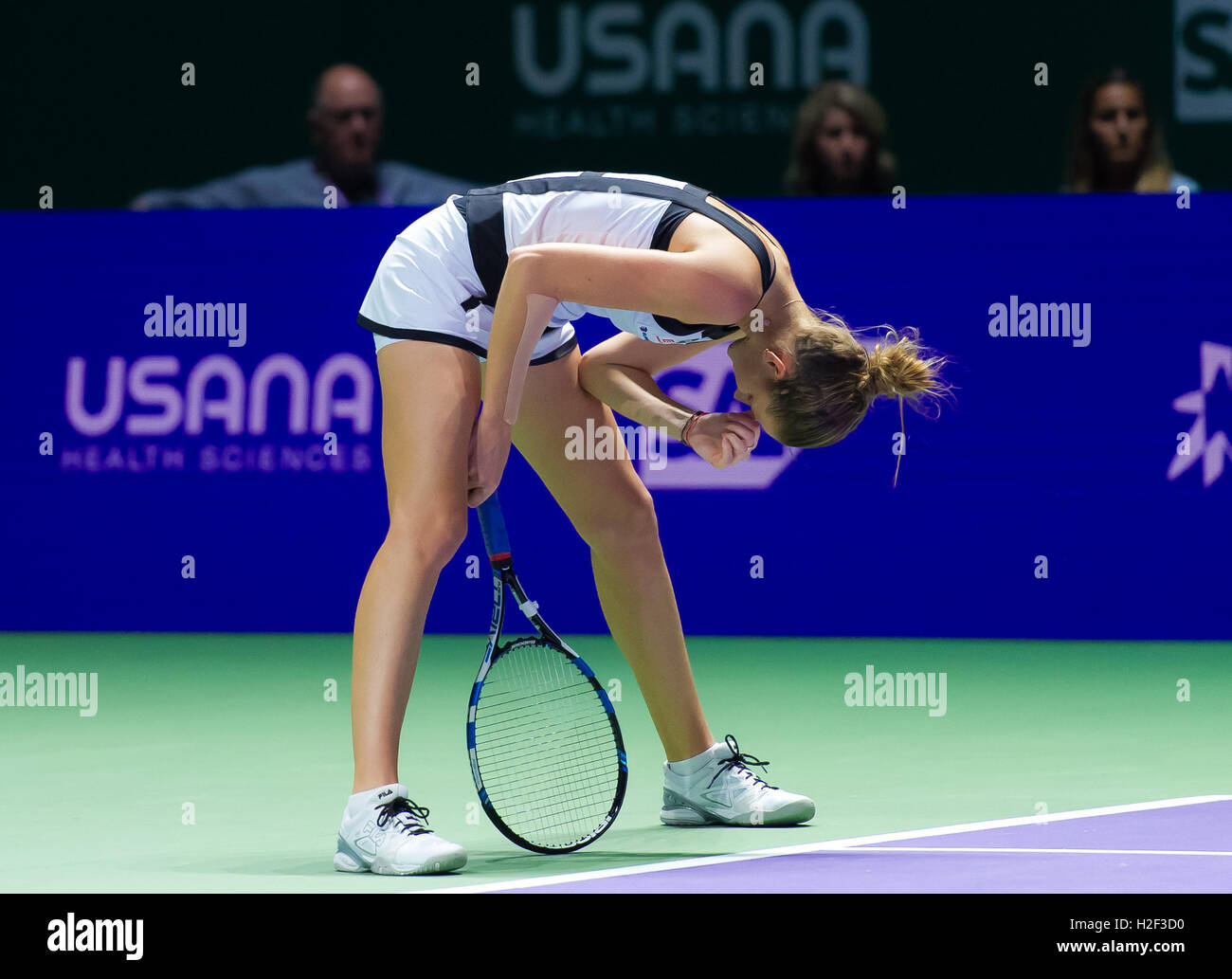 Singapore, Singapore. 28 October, 2016. Karolina Pliskova in action at ...