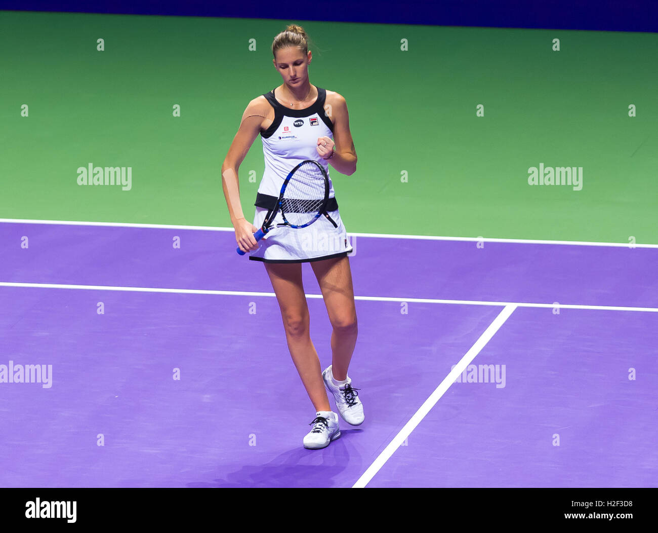 Singapore, Singapore. 28 October, 2016. Karolina Pliskova in action at ... Singapore, Singapore. 28 October, 2016. Karolina Pliskova in action at ...