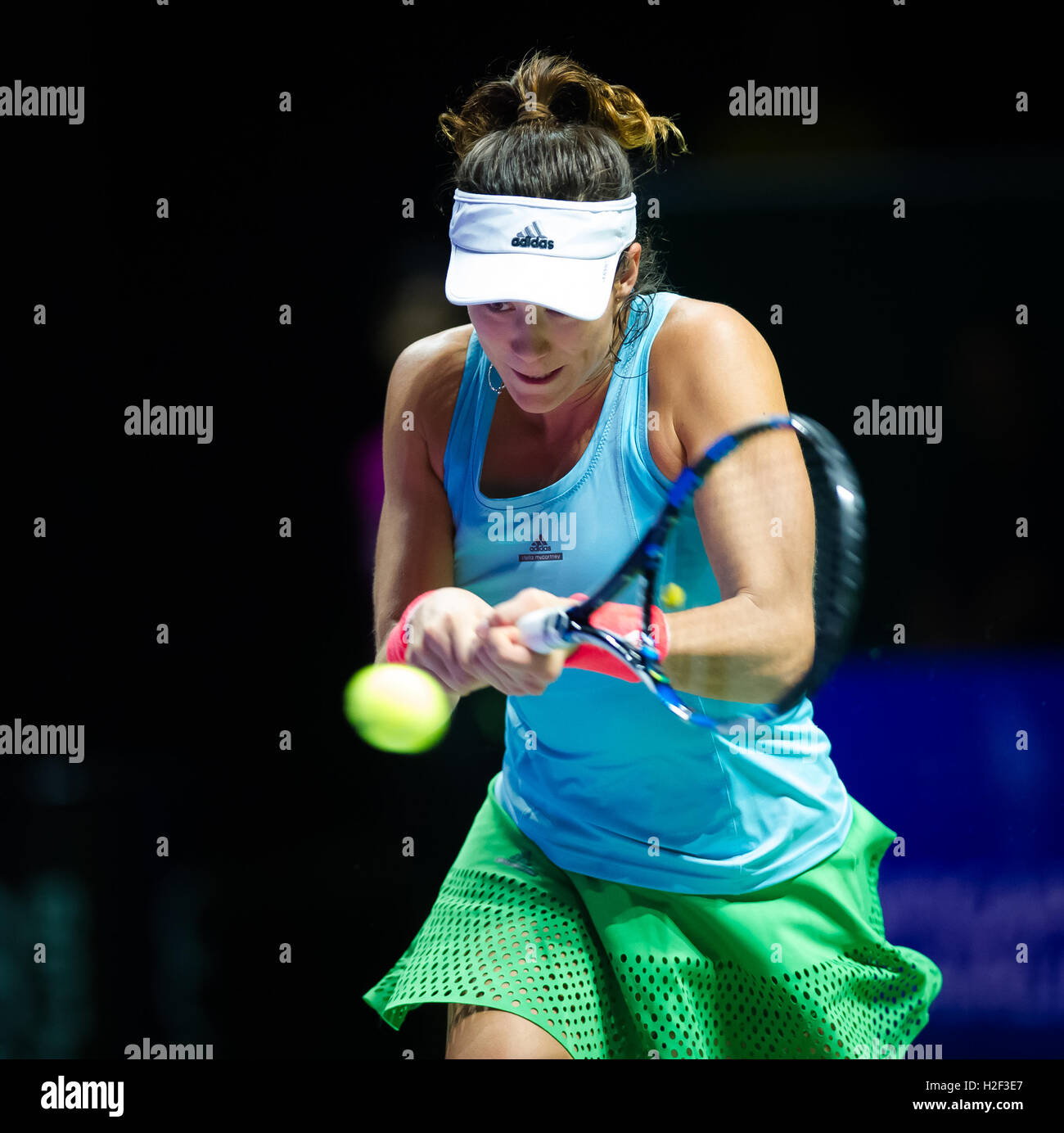 Singapore, Singapore. 28 October, 2016. Garbine Muguruza in action at ... Singapore, Singapore. 28 October, 2016. Garbine Muguruza in action at ...