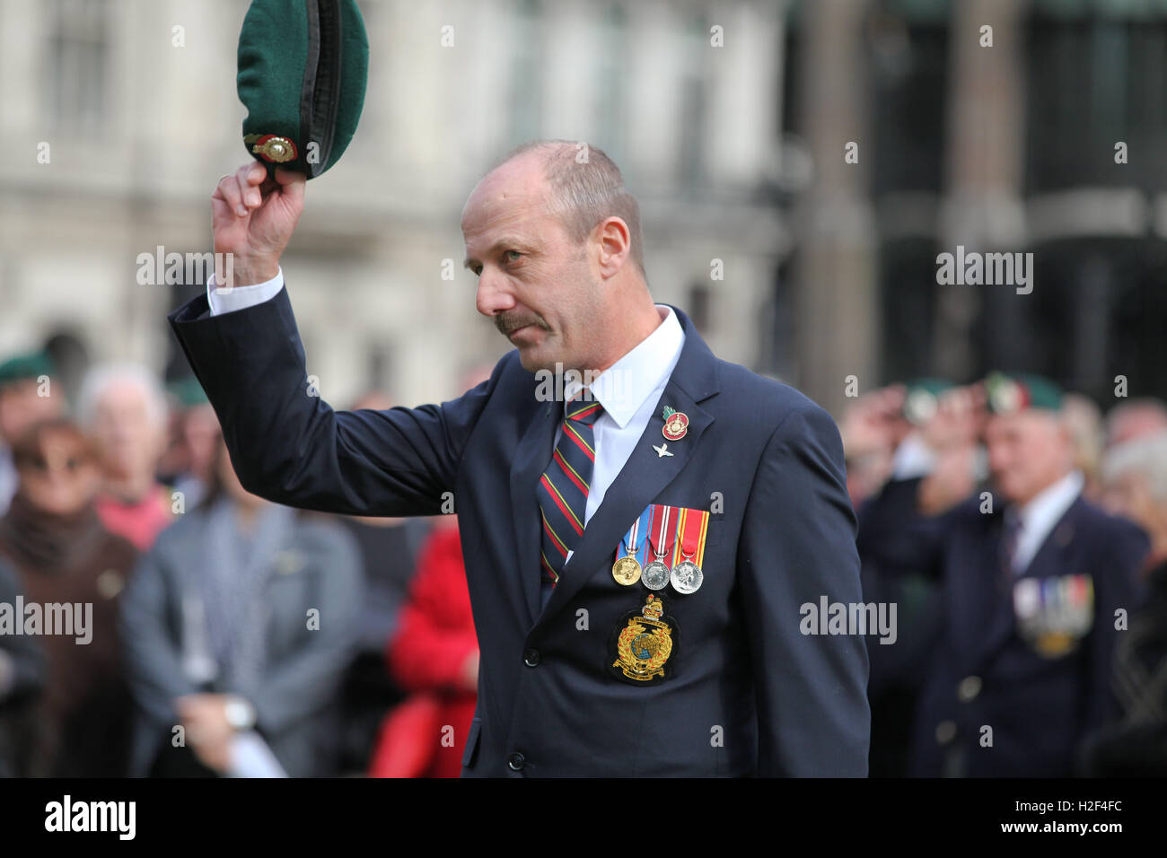 London, UK. 28th Oct, 2016. Former and serving members of the armed ...