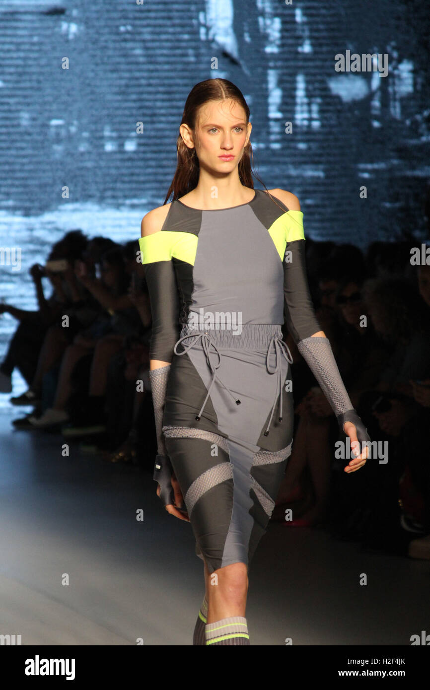 Sao Paulo, Brazil. 28th October, 2016. Parade brand Memo E during São ...