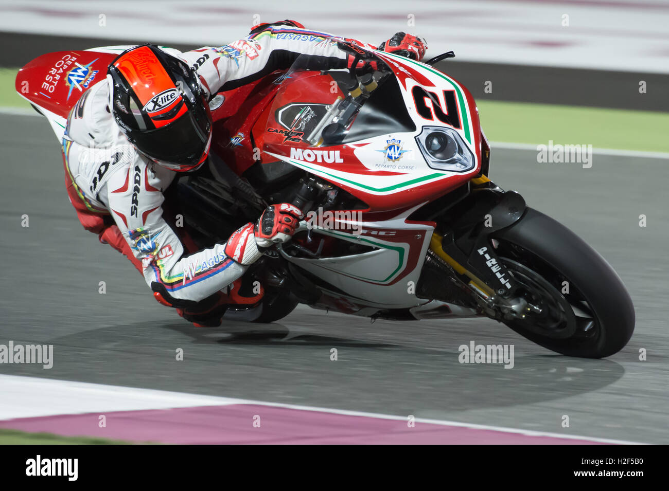 Losail International Circuit, Qatar. 28th Oct, 2016. MV Agusta rider ...