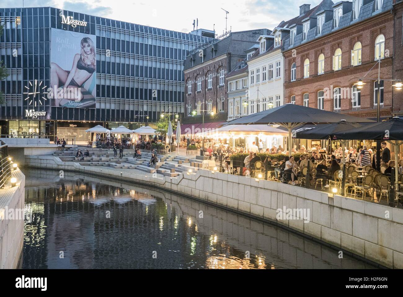 Aarhus river centre hi-res stock photography and images - Alamy
