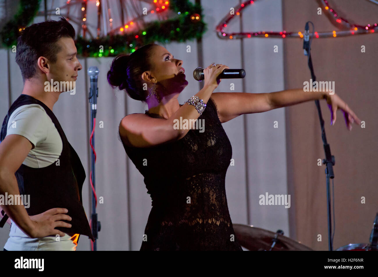 MOSCOW - DECEMBER 26: Russian athlete, actress, Singer Anna Semenovich ...