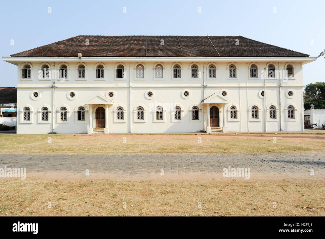 Colonial building of Fort Cochin on India Stock Photo - Alamy
