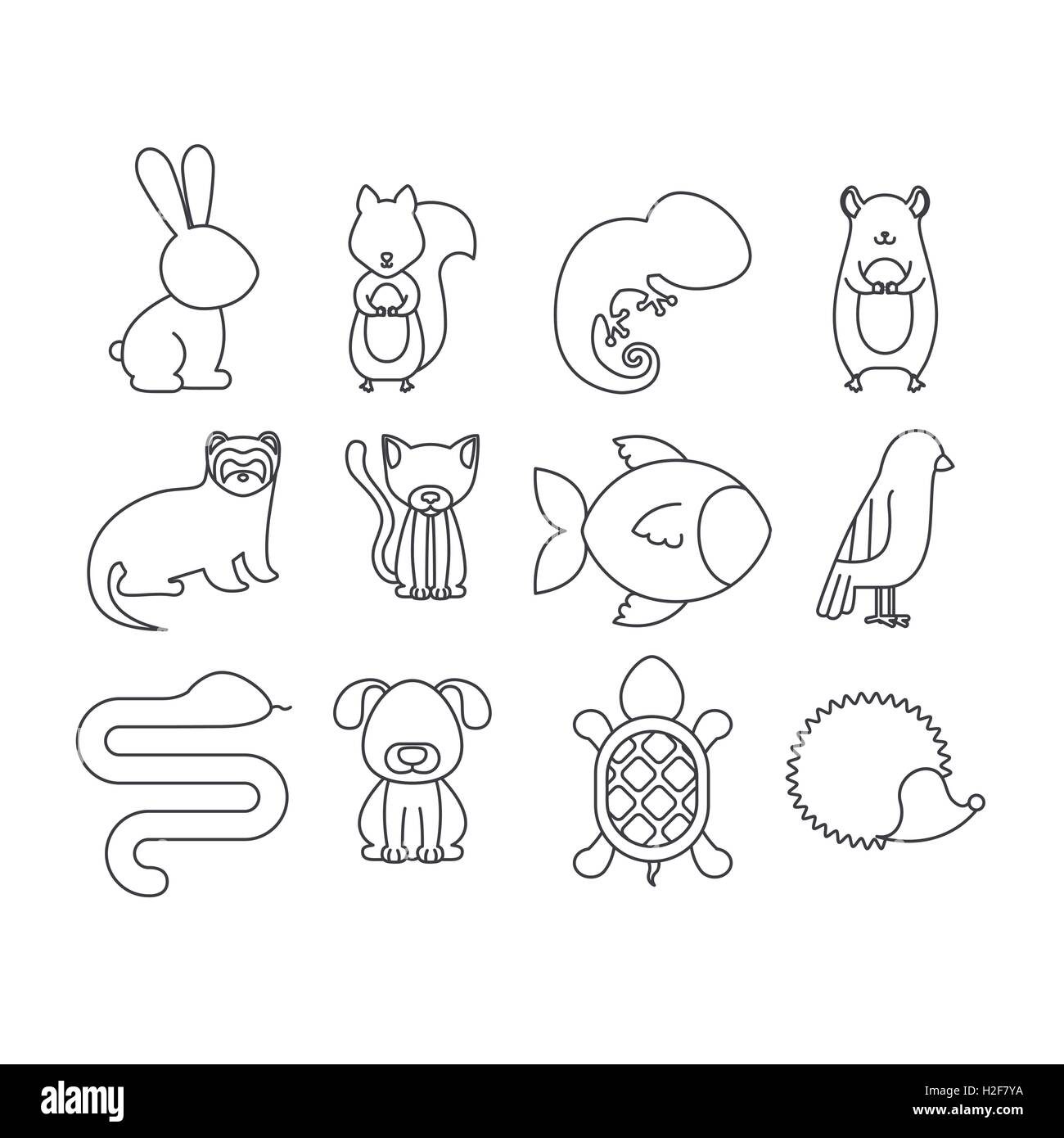 animal pet cartoon design Stock Vector Image & Art - Alamy