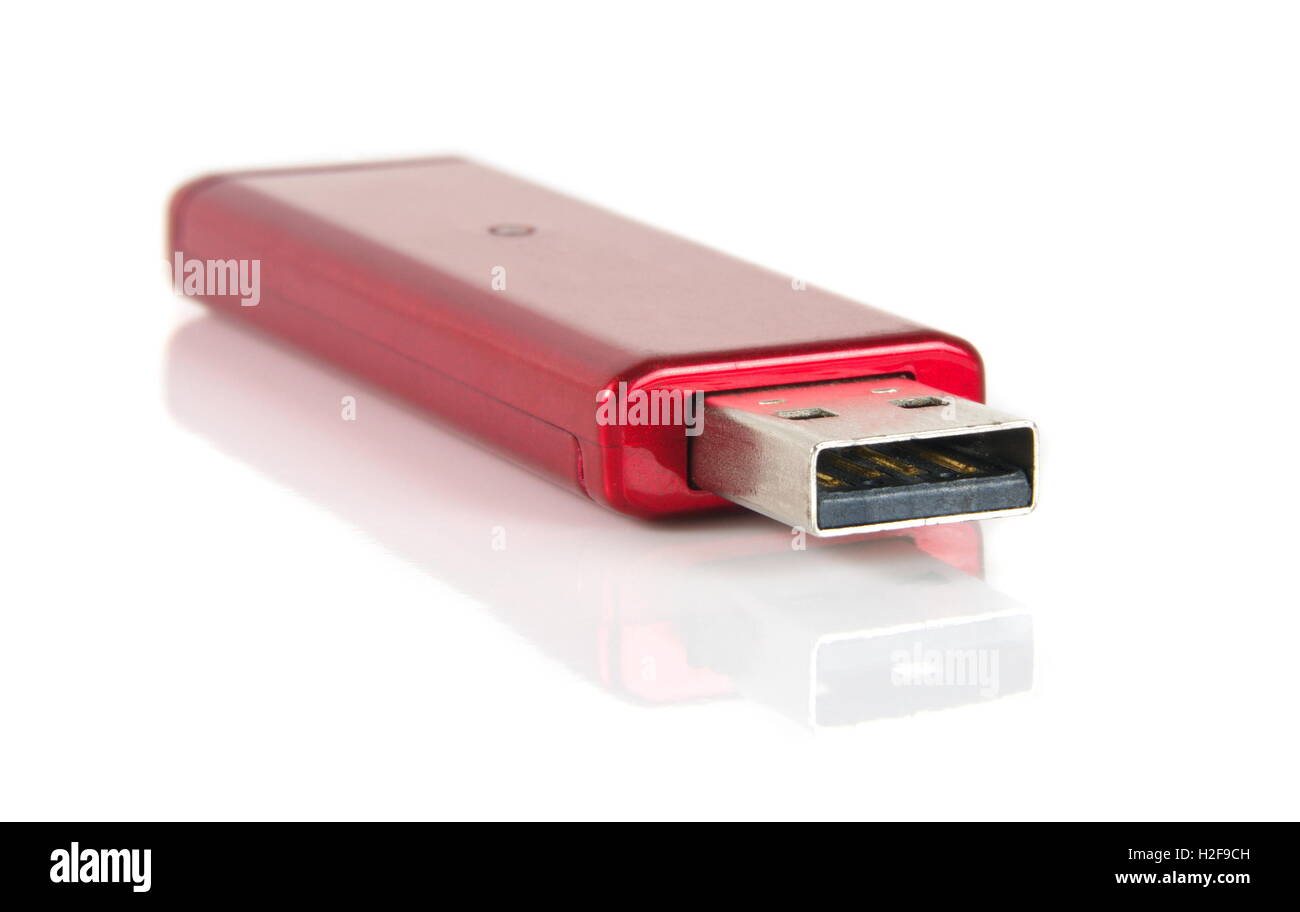 usb memory stick over white Stock Photo - Alamy