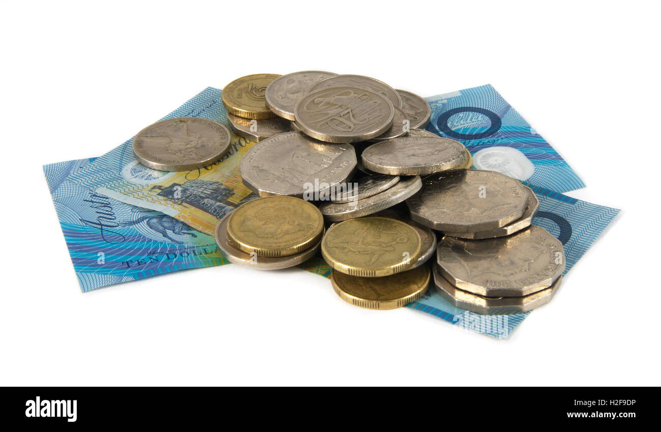 Banknote of australia Cut Out Stock Images & Pictures - Alamy