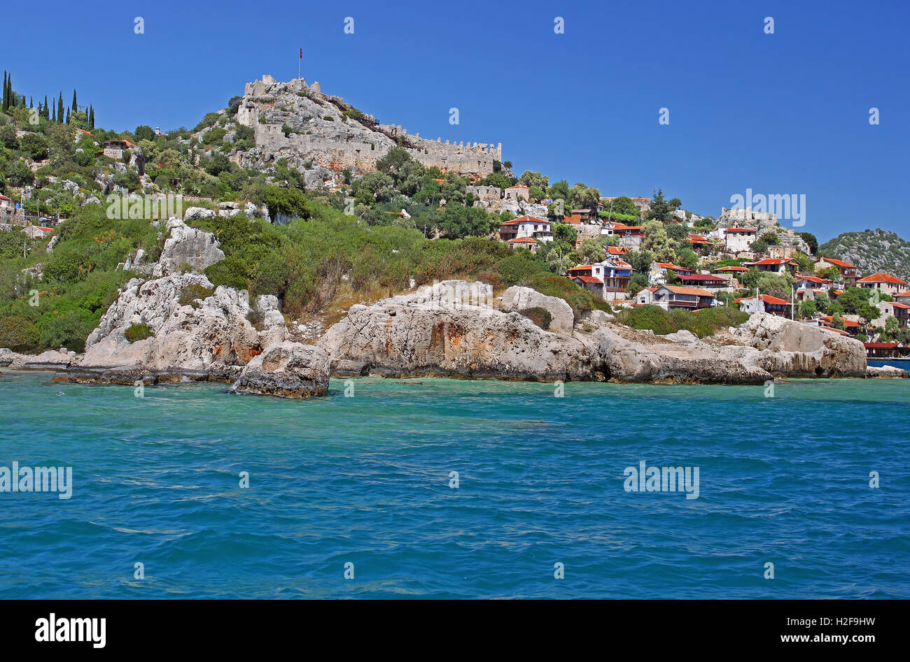 Kekova island, Turkey Stock Photo - Alamy