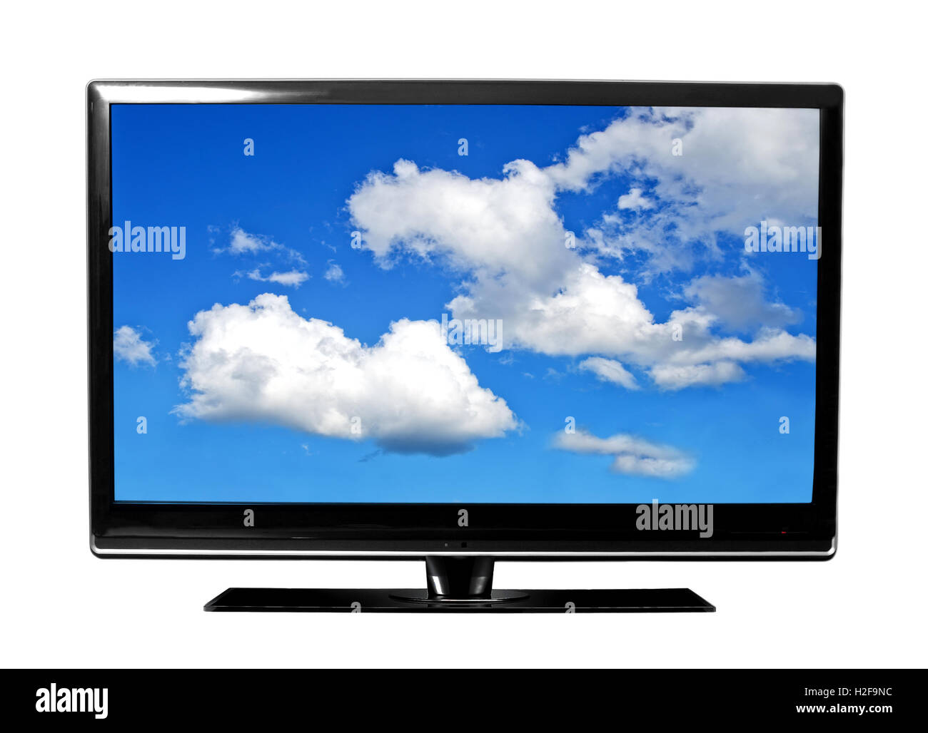 big tv screen with sky Stock Photo - Alamy