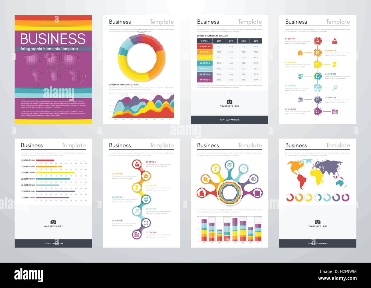 Modern infographic vector concept Stock Vector Image & Art - Alamy