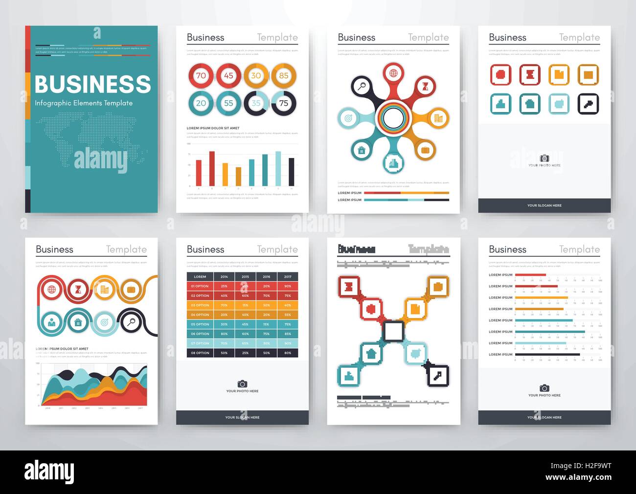 Modern infographic vector concept Stock Vector Image & Art - Alamy