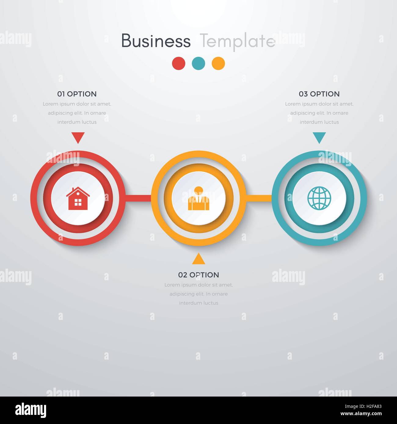 infographics three options Stock Vector Image & Art - Alamy