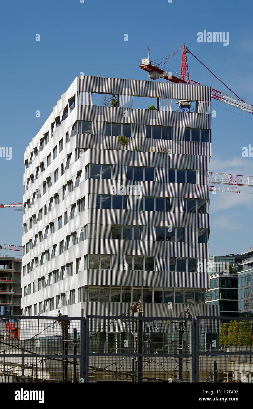 Paris France, Office building under construction Stock Photo - Alamy