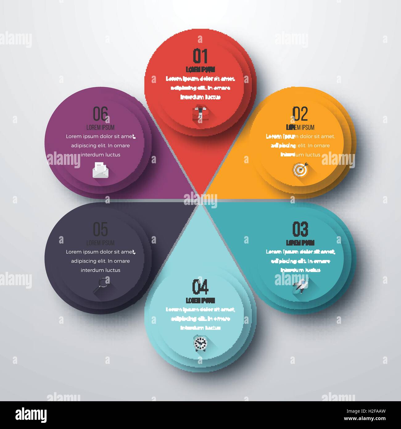 Infographic design with colored Stock Vector Image & Art - Alamy