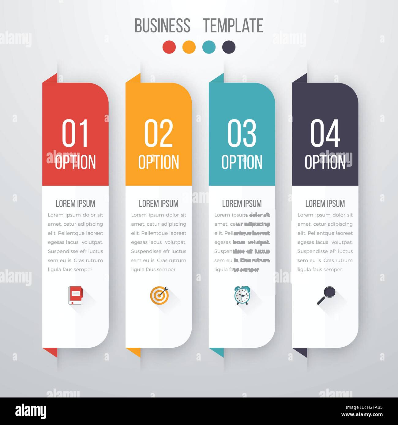Vector illustration infographics four options Stock Vector Image & Art ...
