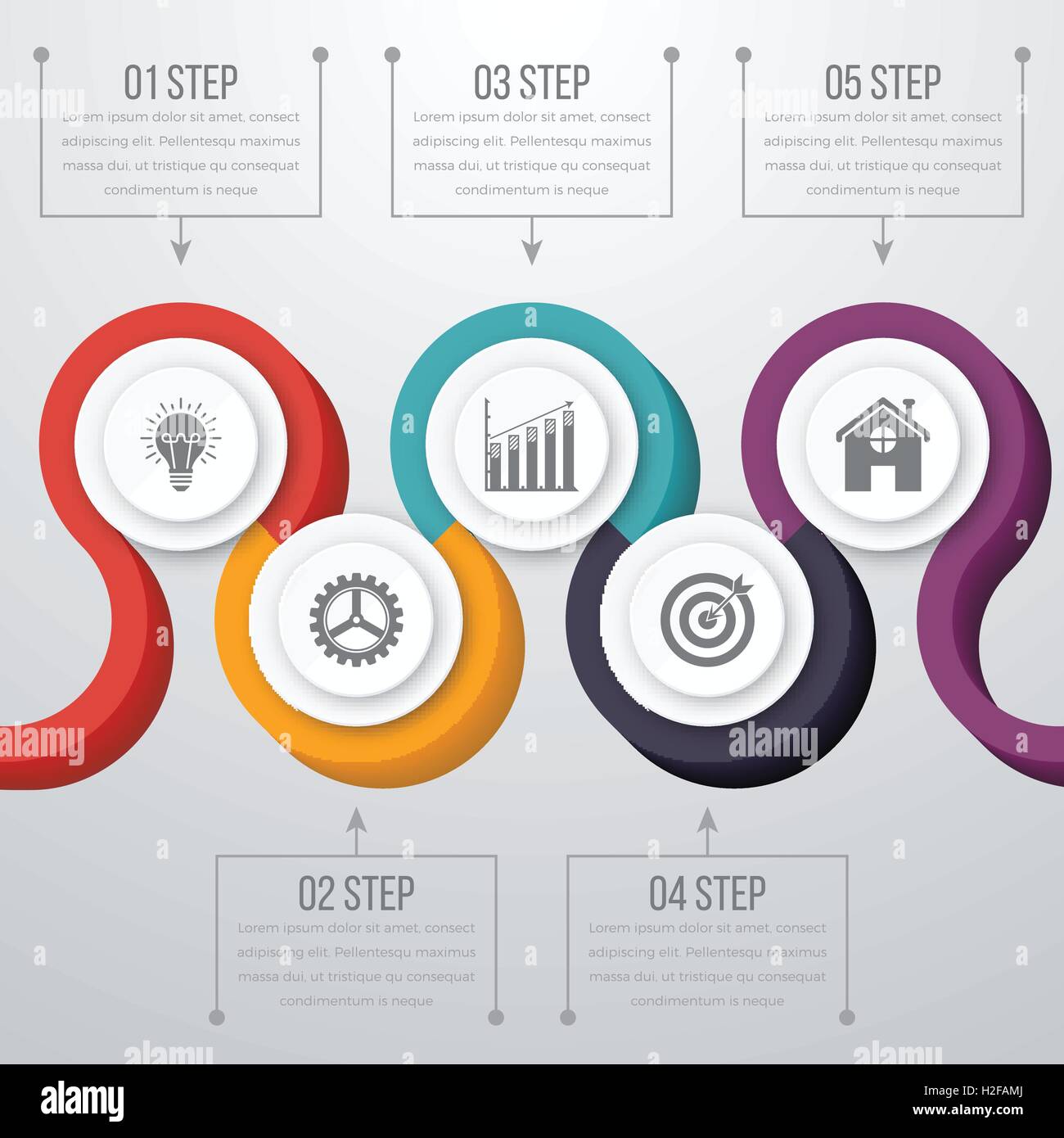 Timeline Vector 3d Infographic Stock Vector Image & Art - Alamy