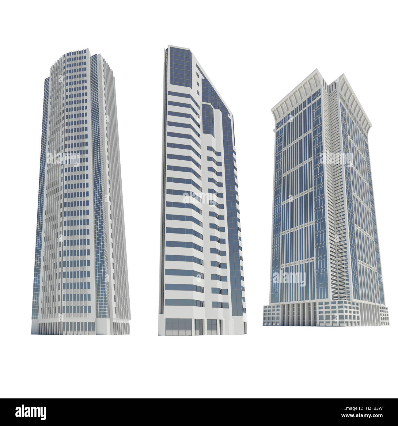 Windows office skyscrapers Cut Out Stock Images & Pictures - Alamy