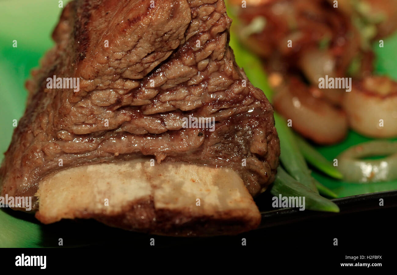 Roast red beef meat Stock Photo - Alamy