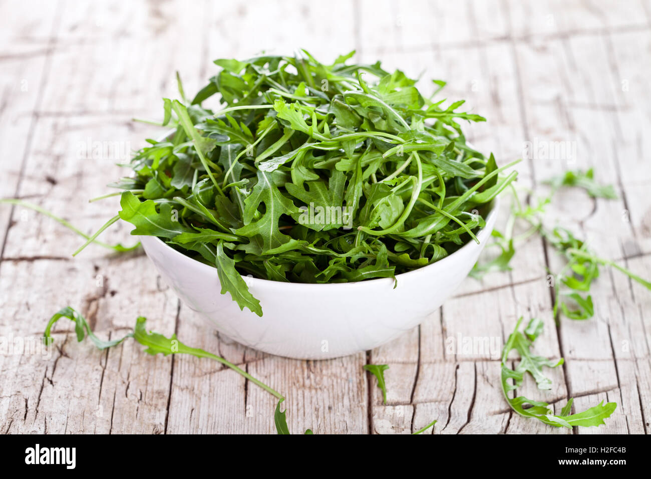 rucola in a bowl Stock Photo - Alamy