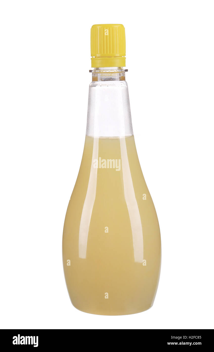 Bottle of lemon juice Stock Photo - Alamy