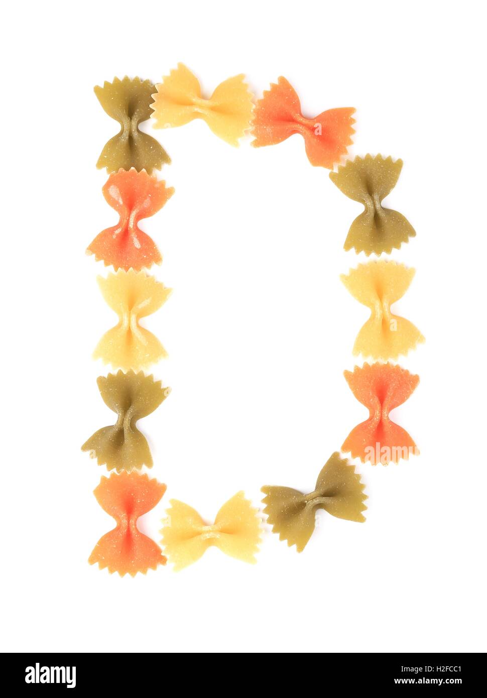 Spaghetti alphabet letter Cut Out Stock Images & Pictures - Alamy