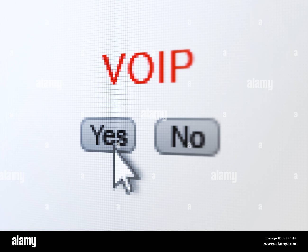 Web design concept: VOIP on digital computer screen Stock Photo - Alamy