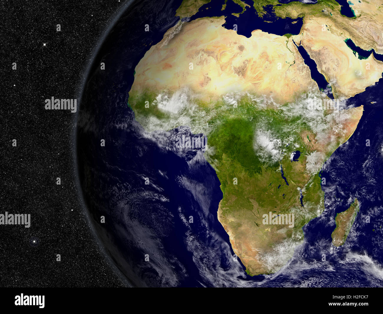 Africa on planet Earth Stock Photo - Alamy