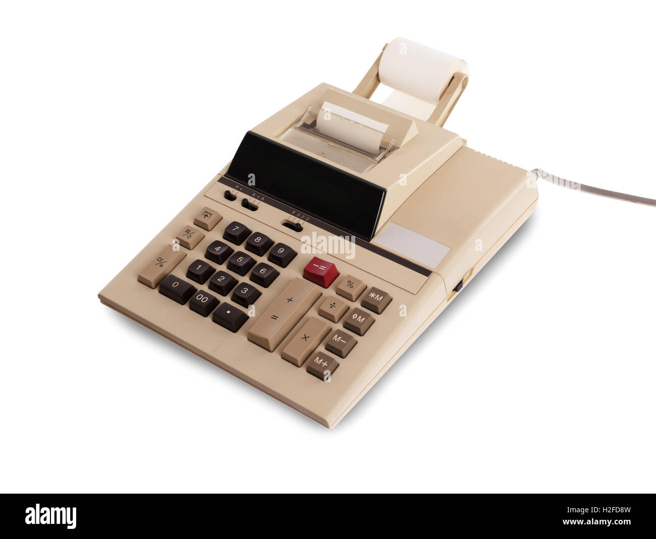 Old electronic calculator Cut Out Stock Images & Pictures - Alamy