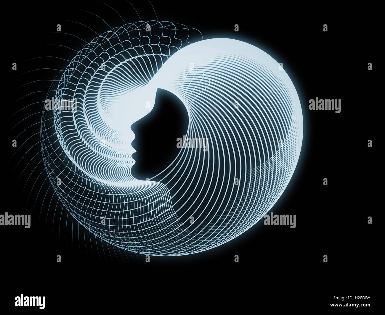 Soul Geometry Metaphor Stock Photo - Alamy