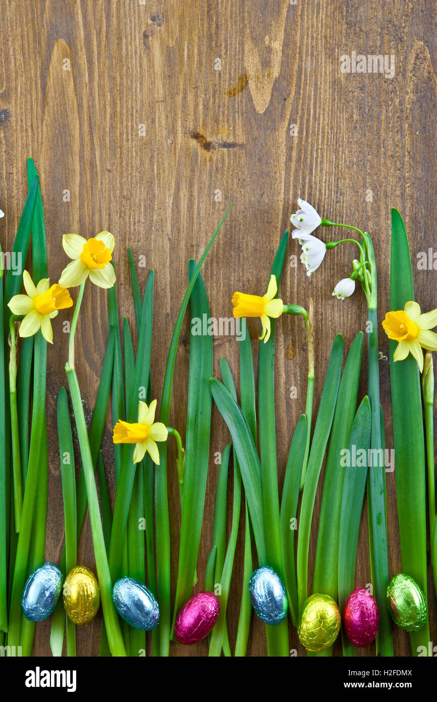 Background with spring flowers Stock Photo - Alamy
