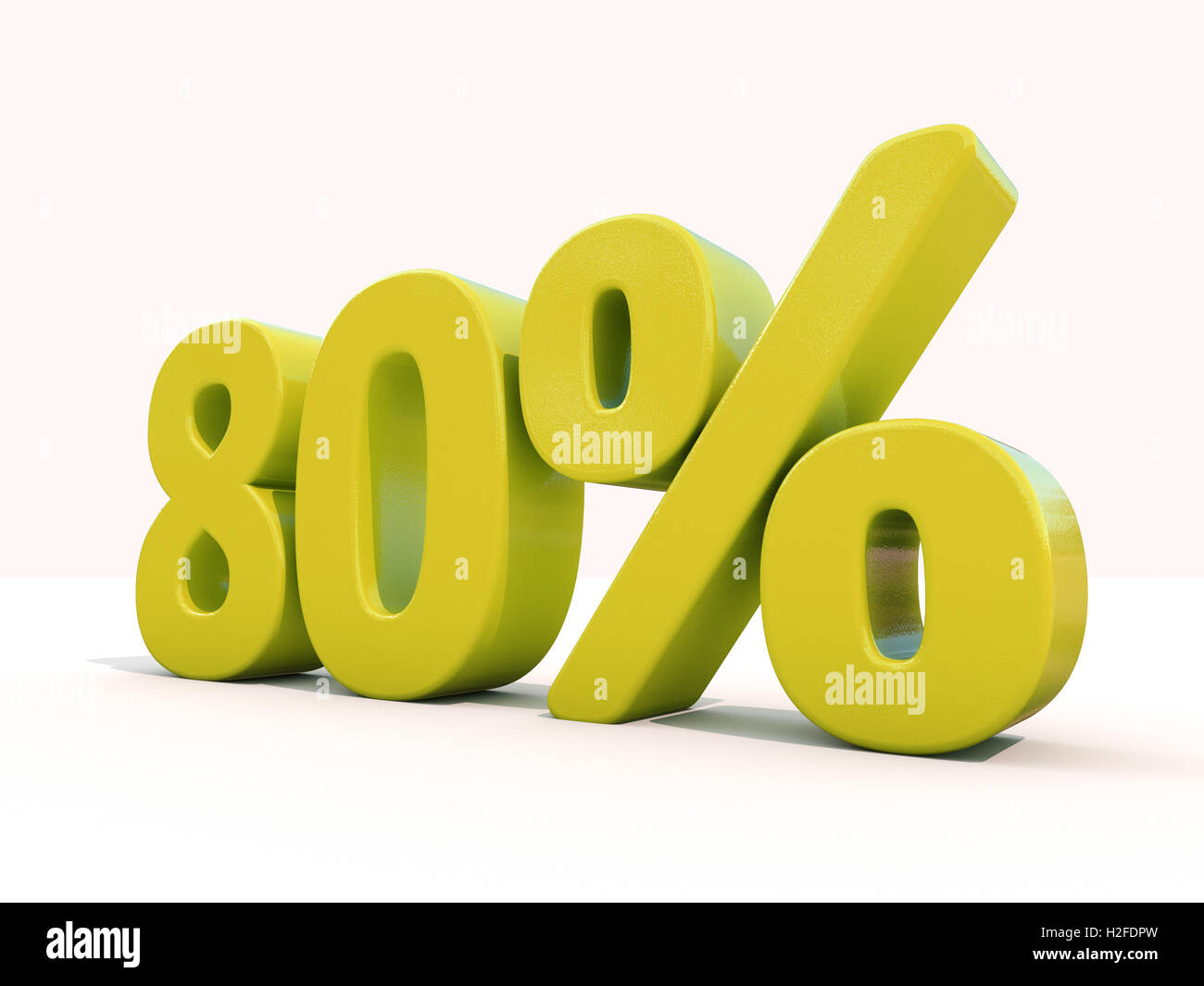 Percentage rate icon on a white background Stock Photo - Alamy