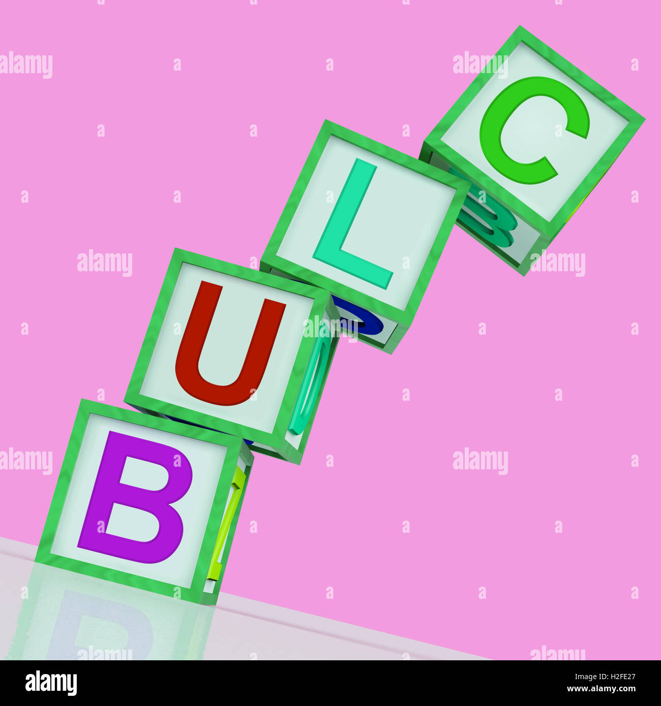 Club Blocks Show Organization Association And Members Stock Photo - Alamy