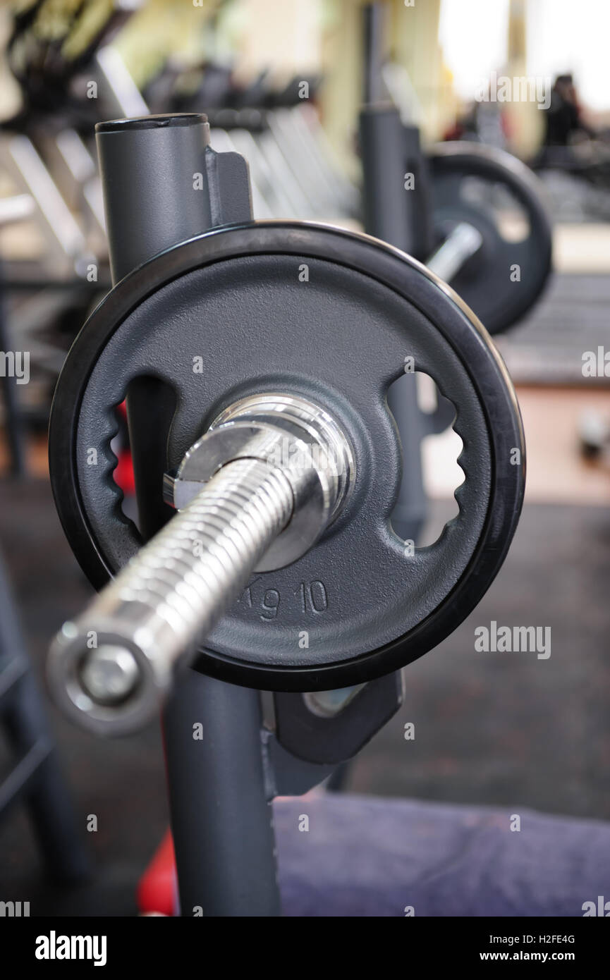 Barbell ready to workout Stock Photo - Alamy