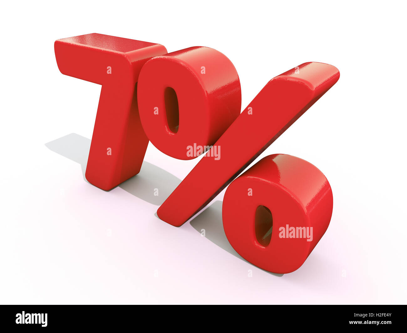 Percentage rate icon on a white background Stock Photo - Alamy