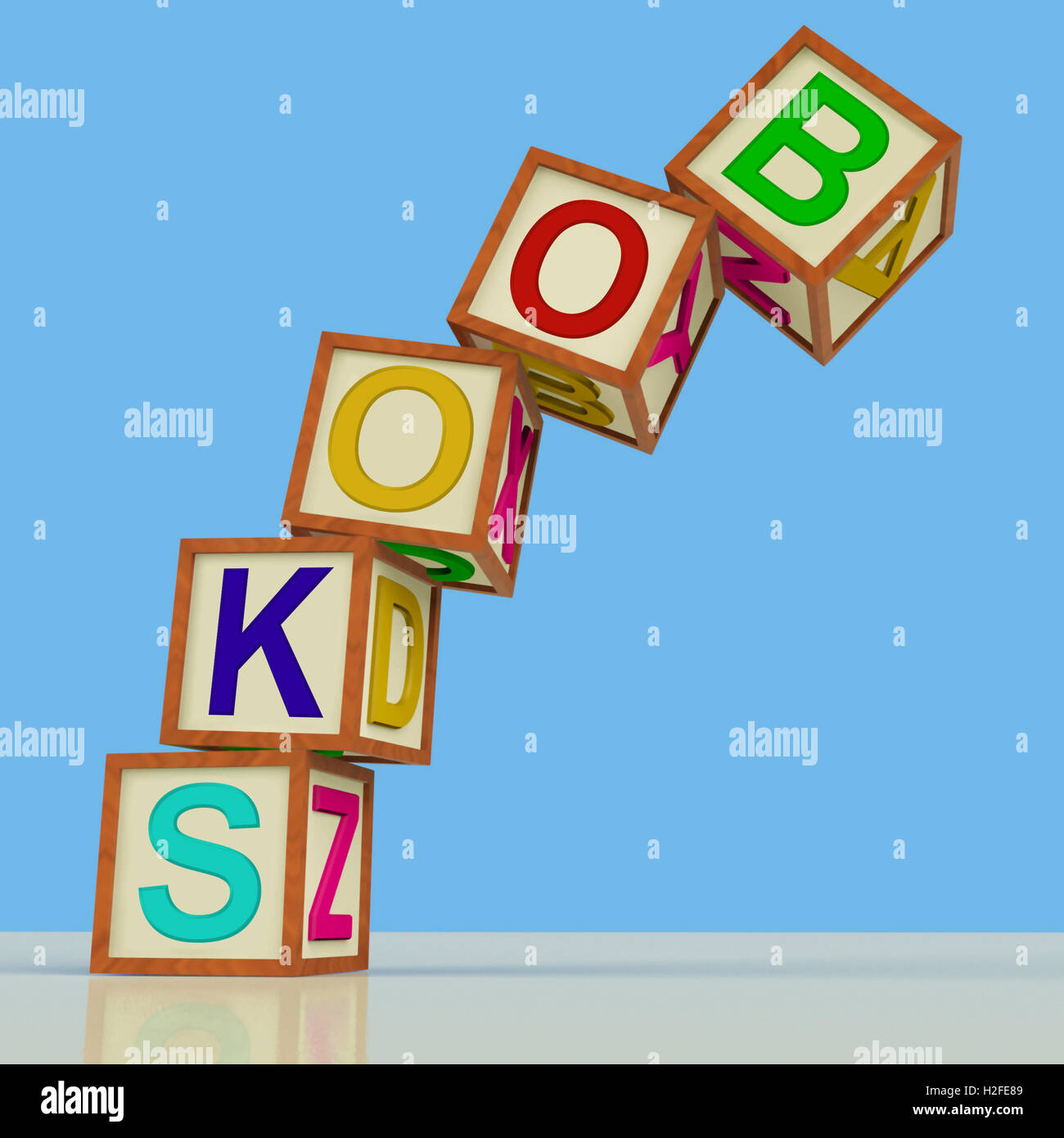 Books Blocks Show Fiction Non-Fiction And Library Stock Photo - Alamy