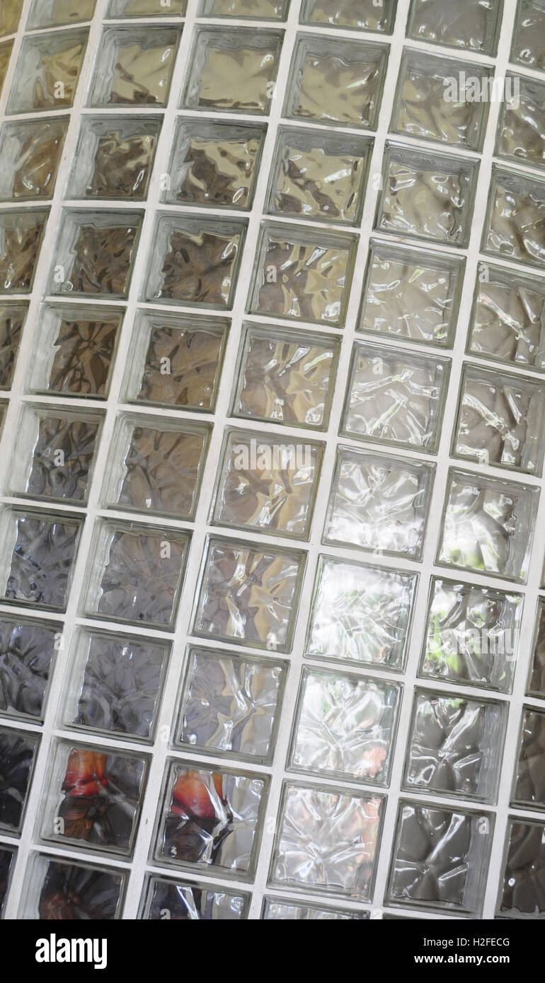 Macro shot of a glass wall with a semi circle shape Stock Photo - Alamy