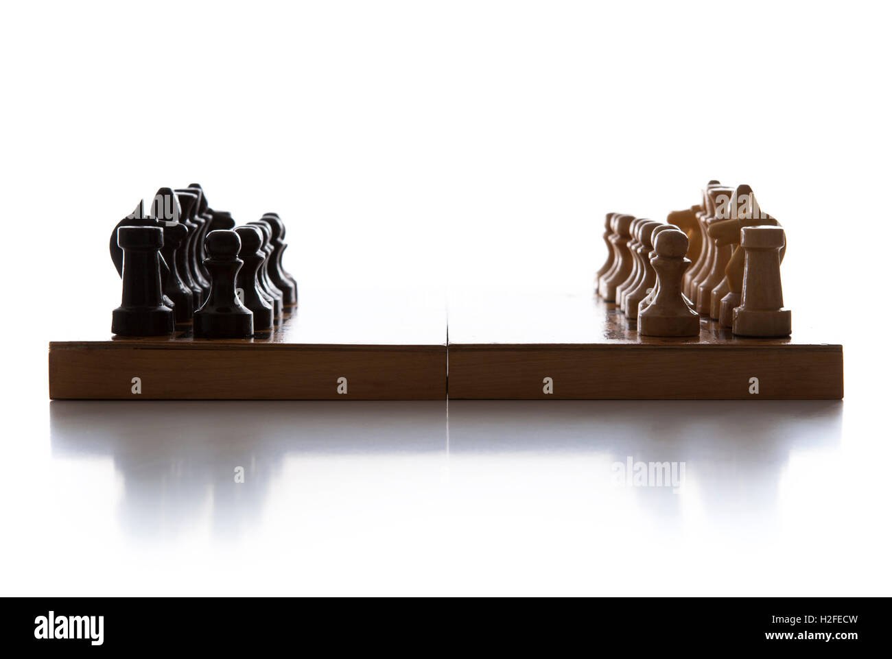 chess pieces on the board Stock Photo - Alamy