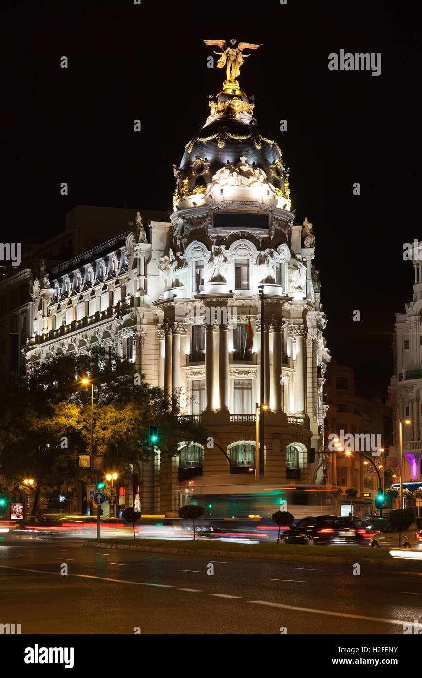 Gran Via in Madrid Stock Photo - Alamy