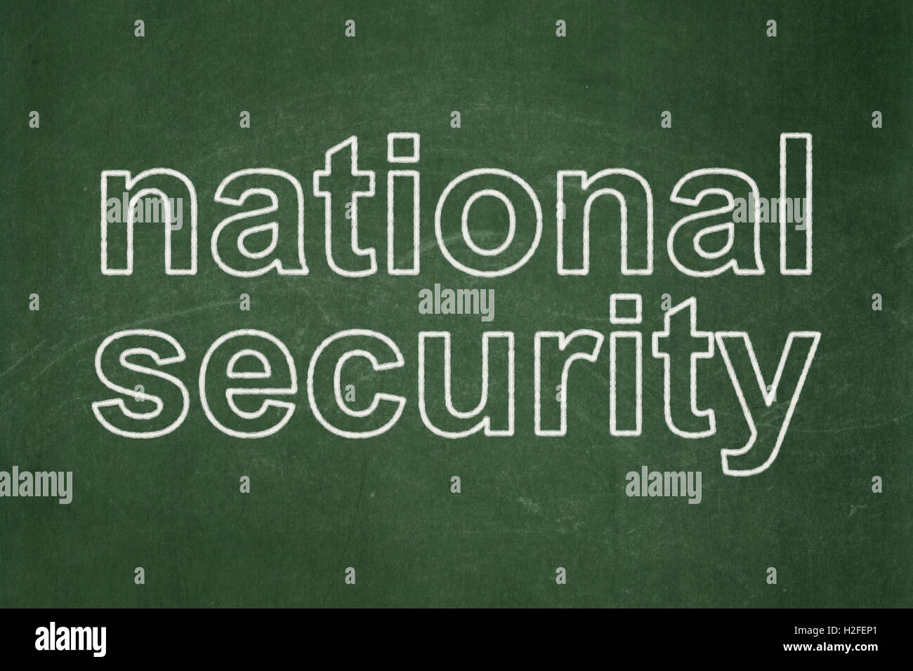 Safety concept: National Security on chalkboard background Stock Photo ...