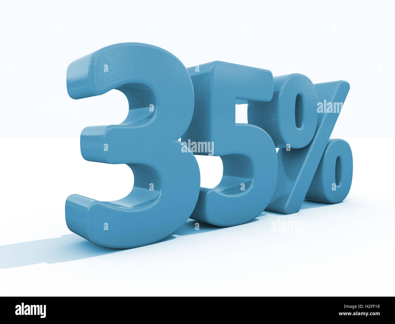 35 percent on white background hi-res stock photography and images - Alamy
