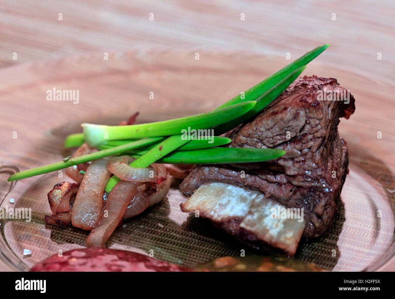 Roast red beef meat Stock Photo - Alamy
