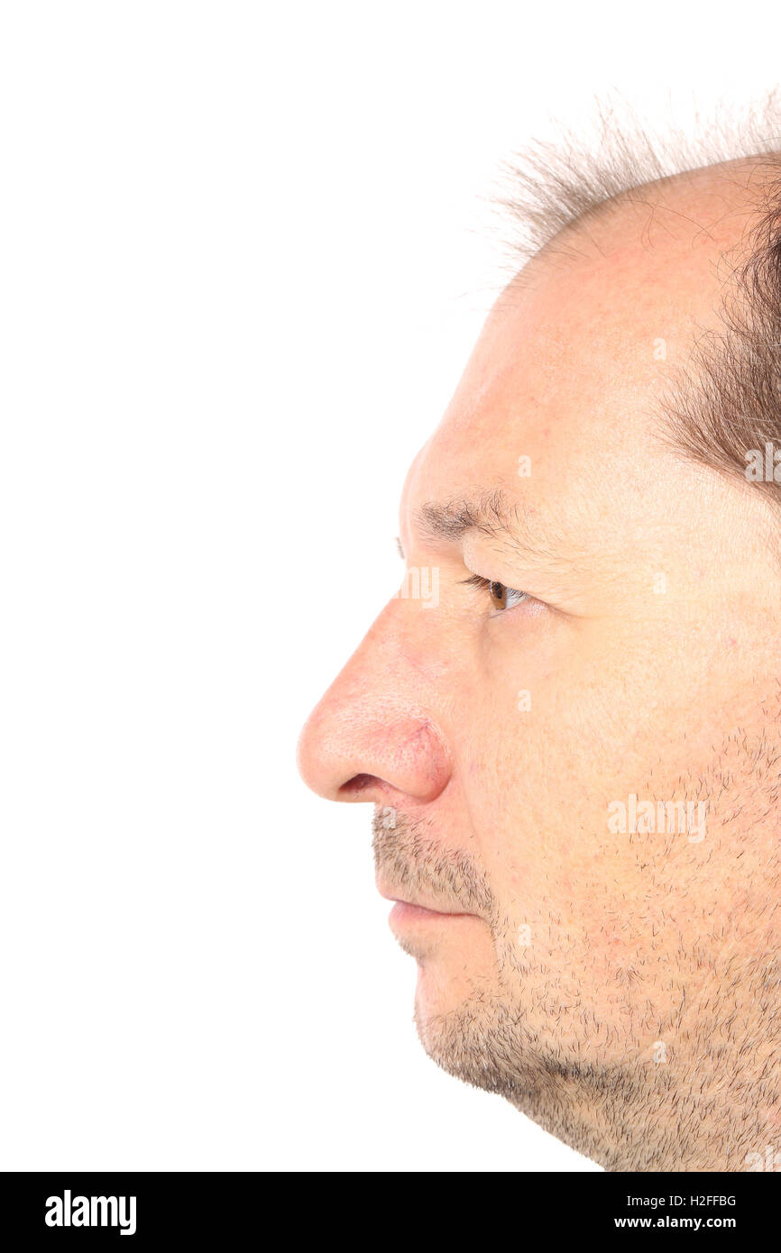 Handsom man profile hi-res stock photography and images - Alamy